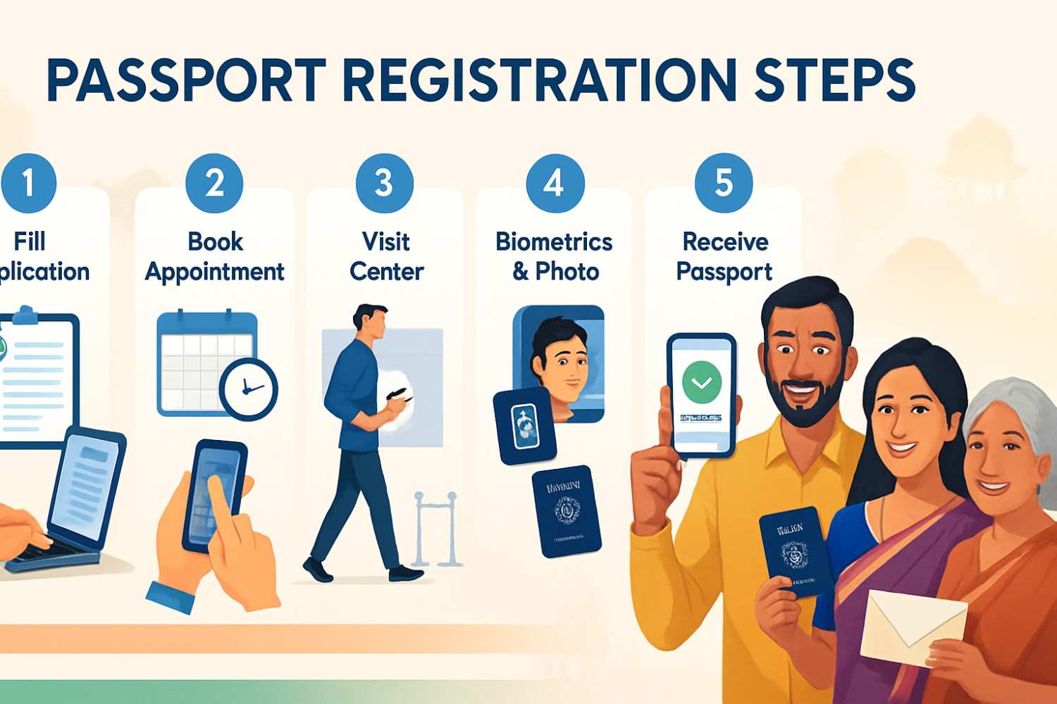 Step-by-Step Guide for Passport Registration Online - Olyv